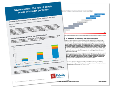 Benefits of private assets