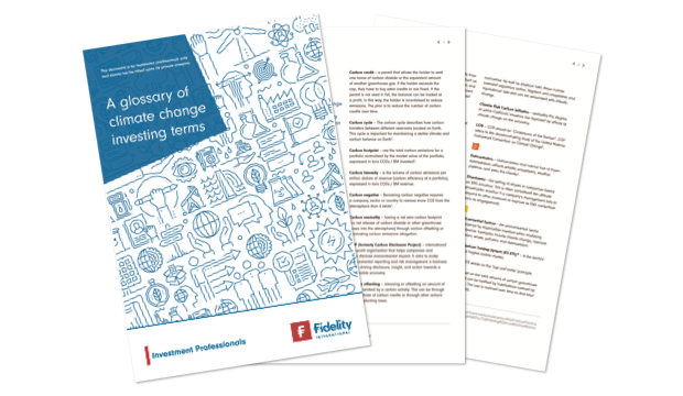 Climate change glossary